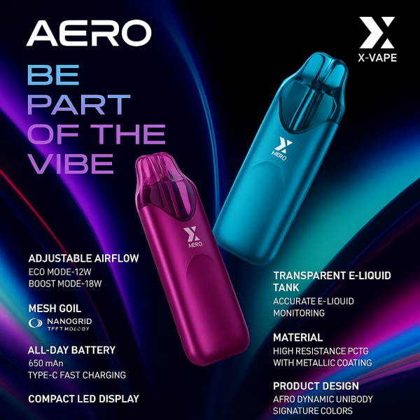 XVAPE AERO Dry Herb Vaporizer Pen | Portable, Discreet Design with ...